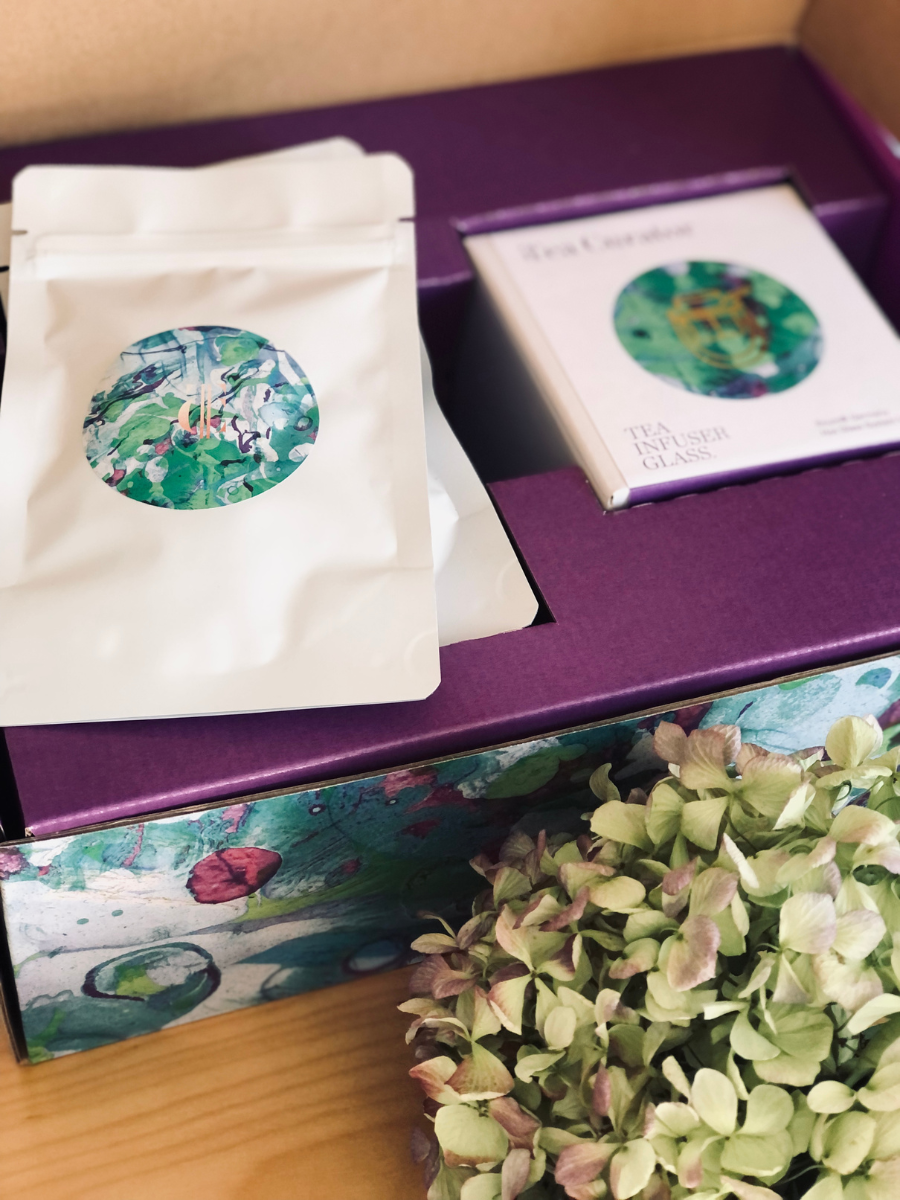 Large gift box with Finum infuser glass & teaspoon UPGRADE | The Tea ...